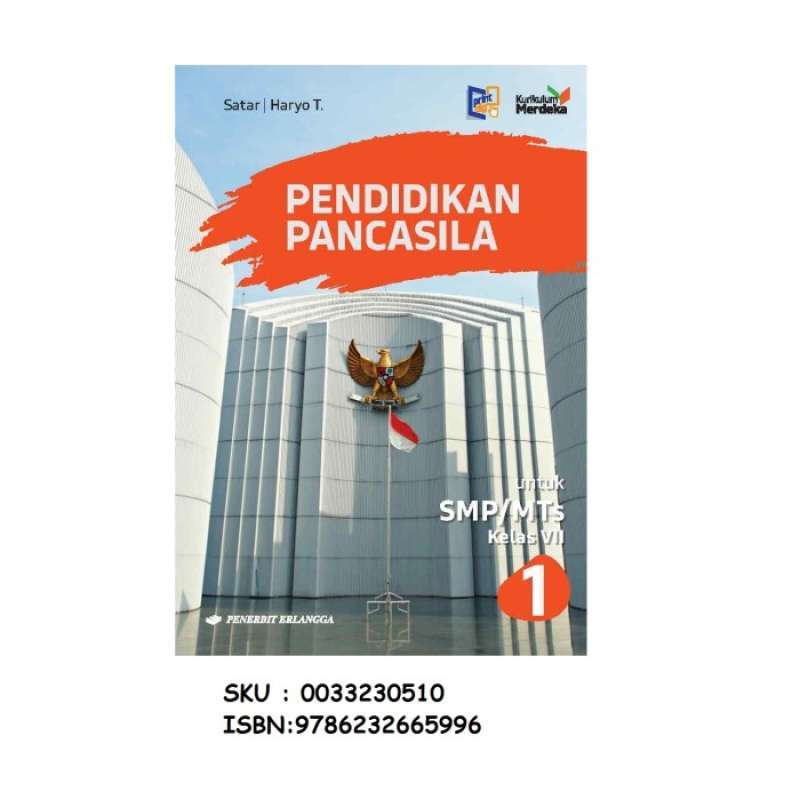 Jual Buku Pelajaran Pendidikan Pancasila Smp Mts Kelas 7 8 9 Satar Td Haryo Kurikulum Merdeka ...