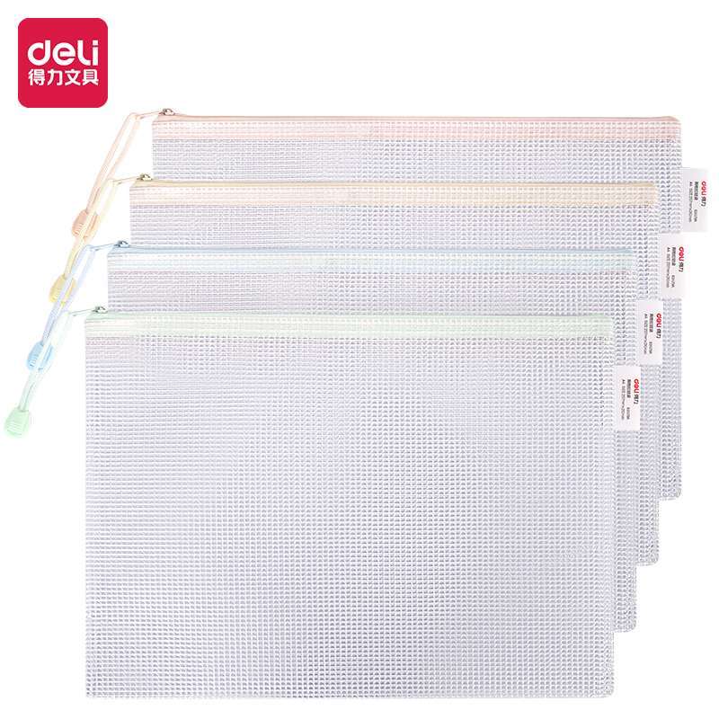 Jual Deli | Map Resleting (zip Bag) | A4 & A5 - 63479a-a4 Di Seller ...