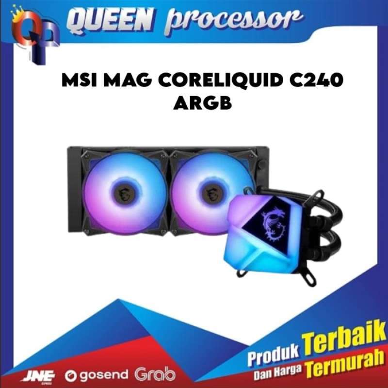 Promo Msi Mag Coreliquid C240 Argb - Liquid Cpu Cooler Diskon 23% Di ...