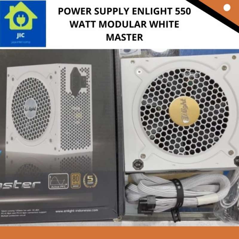 Promo Power Supply Enlight 550 Watt Modular White Master Diskon 23% Di ...