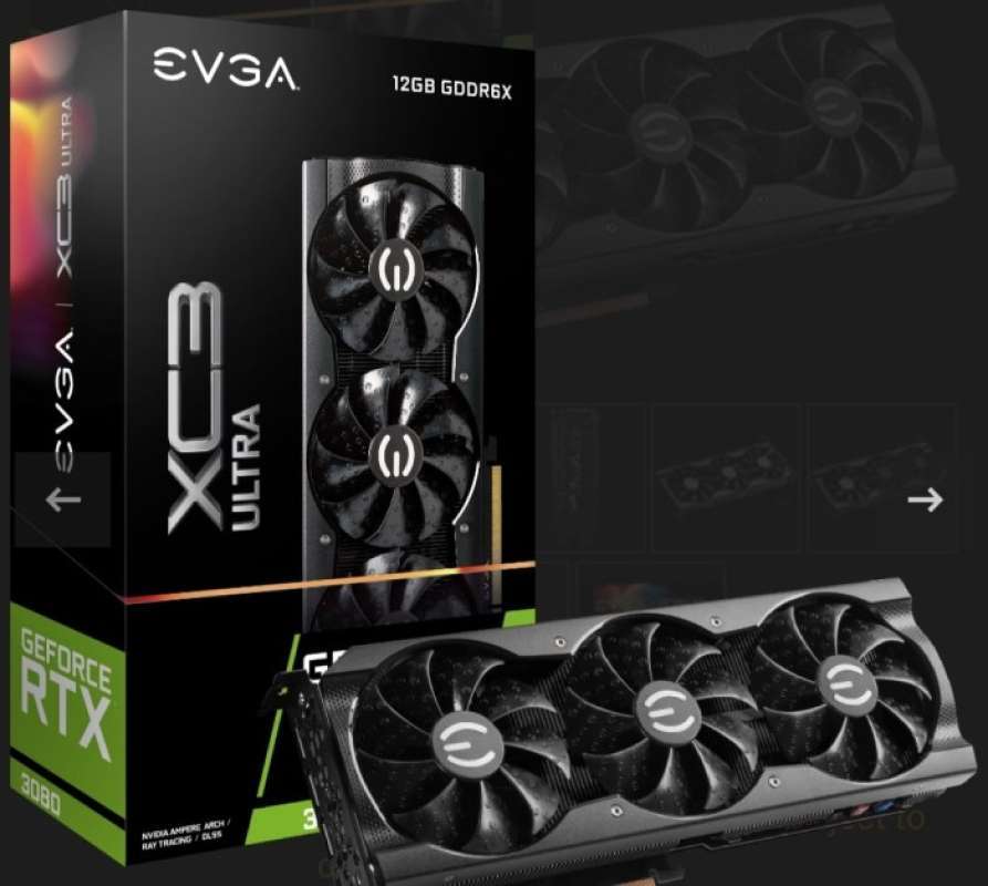 Promo Vga Evga Rtx 3080 12gb Gddr6x Xc3 Ultra Gaming 384-bit Rtx3080 Diskon 23% Di Seller ...