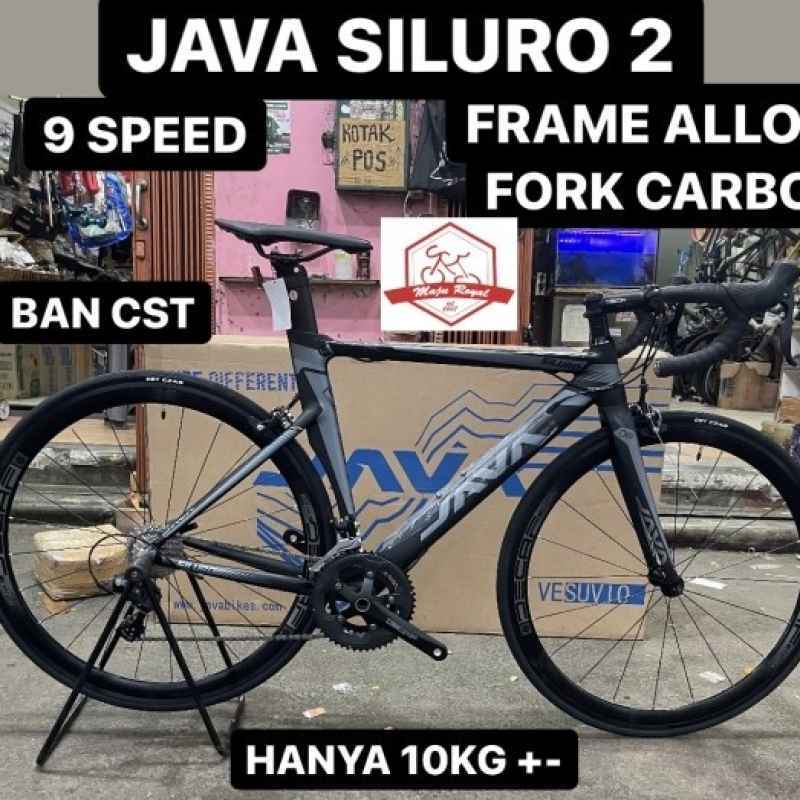 Promo Promo- Sepeda Balap Roadbike Java Siluro 2 Alloy Rim Brake 18 Speed Vesuvio Diskon 50% Di ...