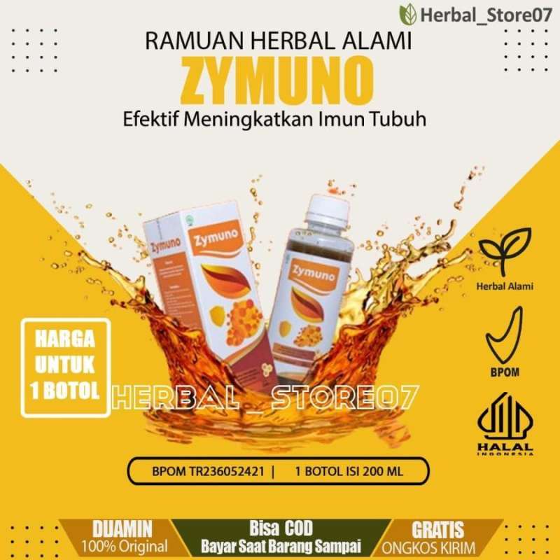 Jual Madu Zymuno Herbal Bebas Kanker Dan Tumor Naikan Imun Tubuh Asli ...