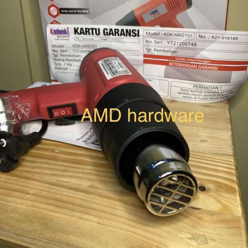 Jual Mesin Pemanas Udara Hot Gun Air Blower Heat Dryer Nagawa Kodenki 2000w - Kodenki 1500w Di ...