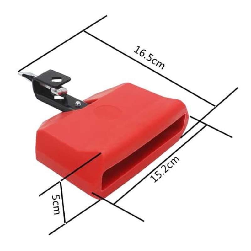 Jual Cowbell Drum Set Holder Plastik Jam Block Besar Big Cowbel Cb-50 ...