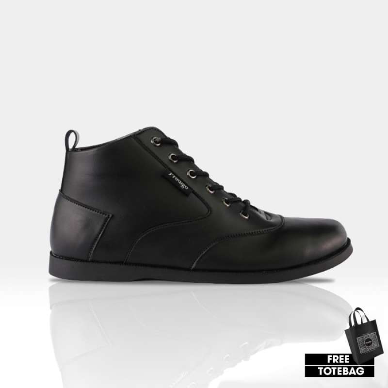 Jual Sepatu Formal Pria Casual Pantofel Kerja Boot Prodigo Rama Hitam ...