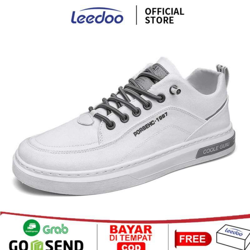 Jual Leedoo Sepatu Sneakers Pria Kasual Sepatu Sekolah Kuliah Kerja