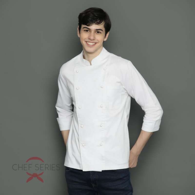Jual Chef Series Classic Series Tangan Panjang Baju Koki - Putih - Xxl Di Seller Wd_store ...