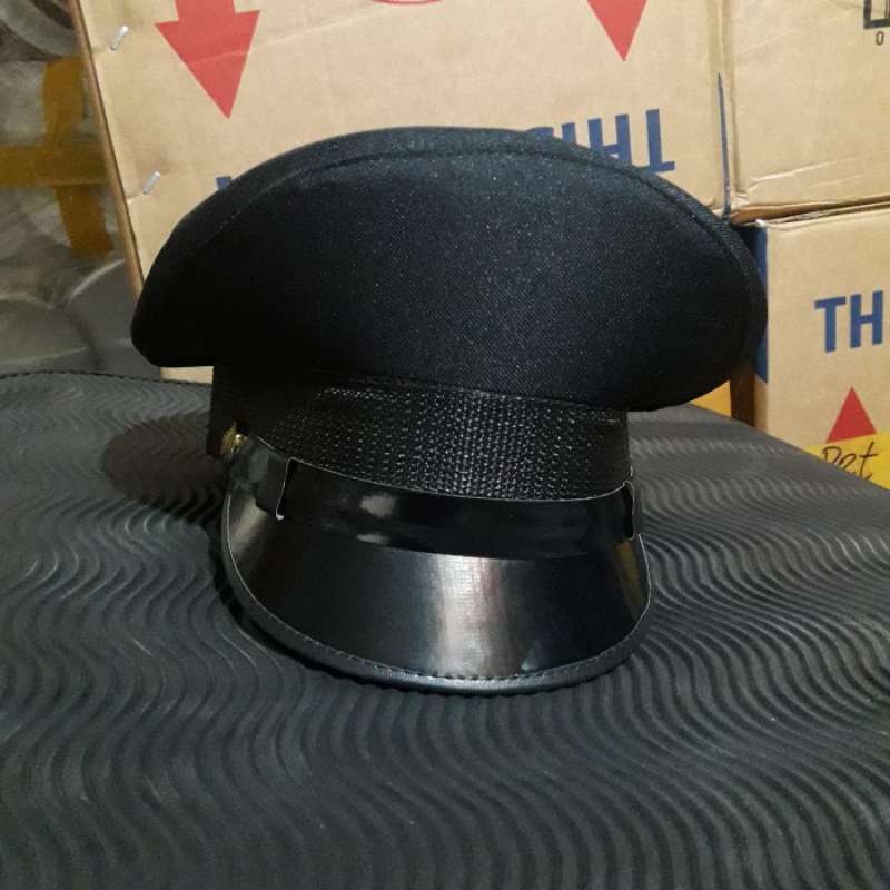Jual Topi Pet Polos Hitam Kain Cowok/pet Kain Hitam - 54 Di Seller Wd ...