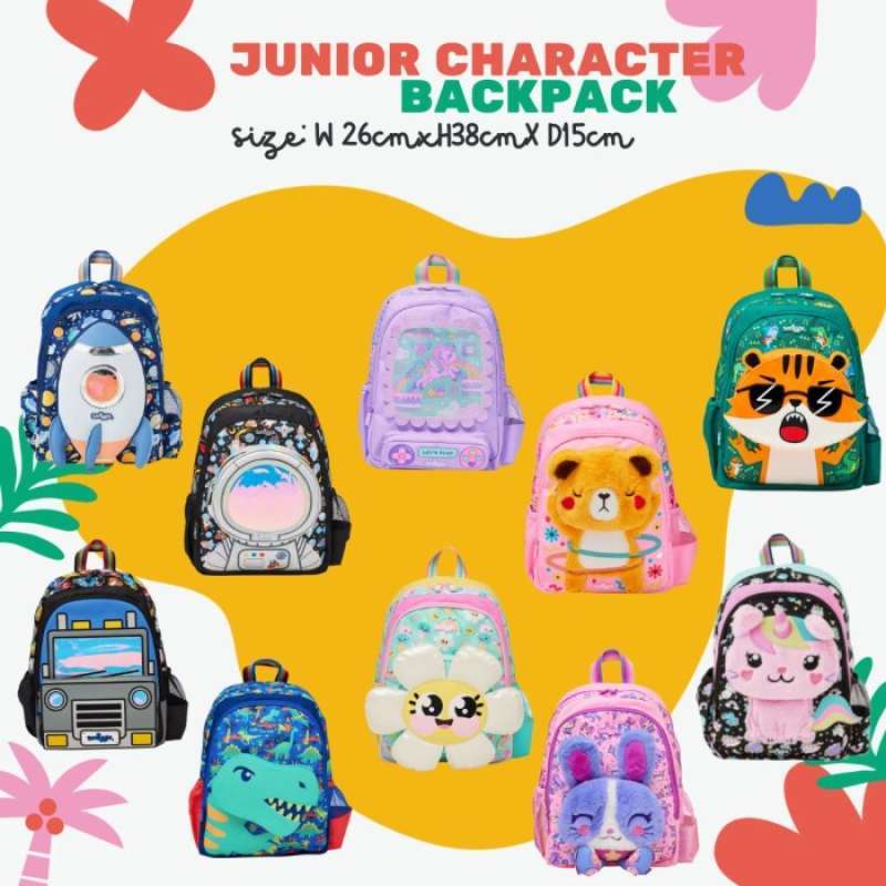 Promo Smiggle Animalia Junior Character Backpacks / Tas Anak Sd / Tas ...