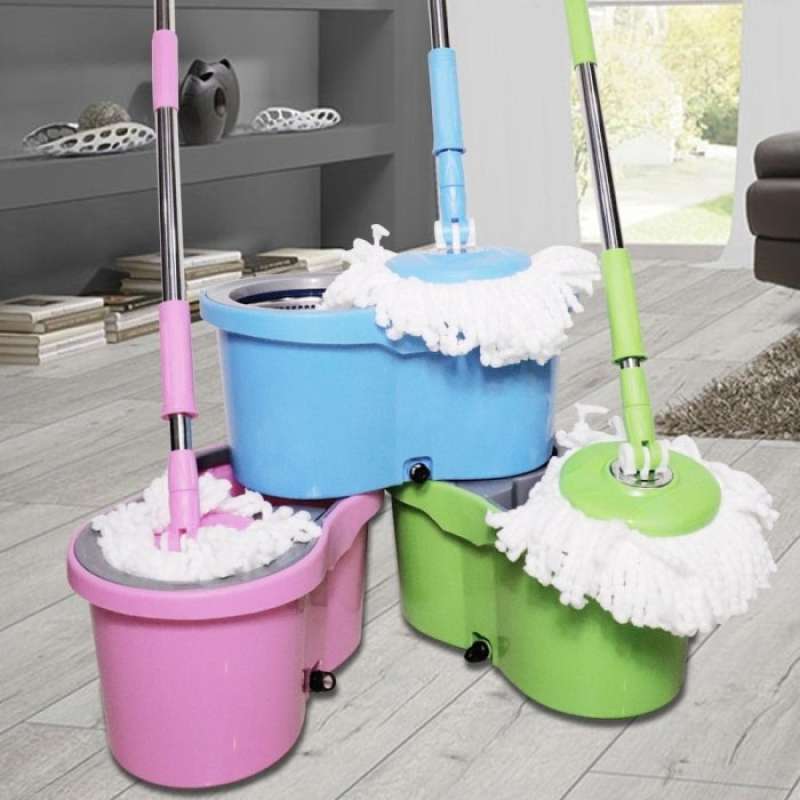 Promo Graphix Smart Premium Spin Mop Stainless Dish (alat Pel) 2 Refill ...