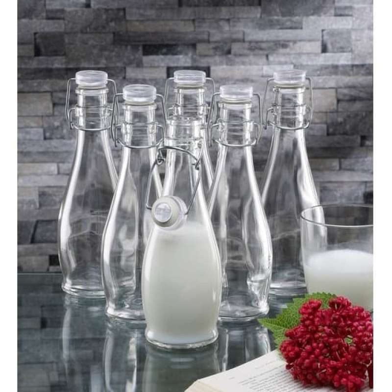 Promo Borgonovo Indro 355 Glass Bottle Botol Gelas Made In Italy (6 ...