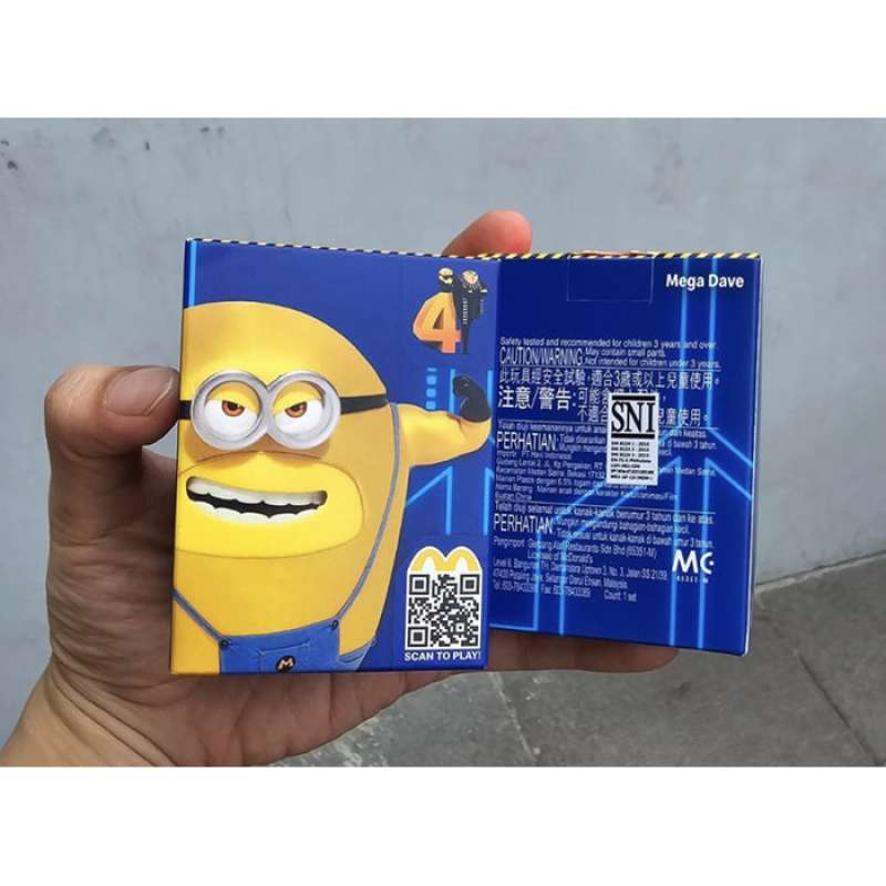 Jual Mega Dave Minion Happy Meal Mcd 2024 Despicable Me 4 Mcdonald’s ...