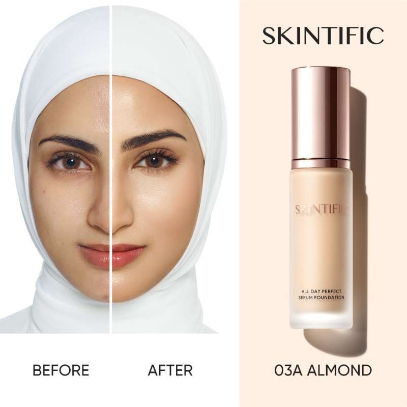 Jual Skintific All Day Perfect Serum Foundation Full Coverage 25ml ...