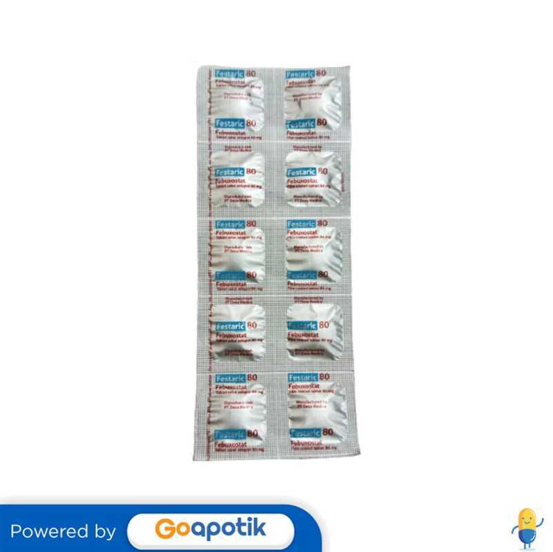 Jual Festaric 80 Mg Strip 10 Tablet Di Seller Apotek Golden Sehat ...
