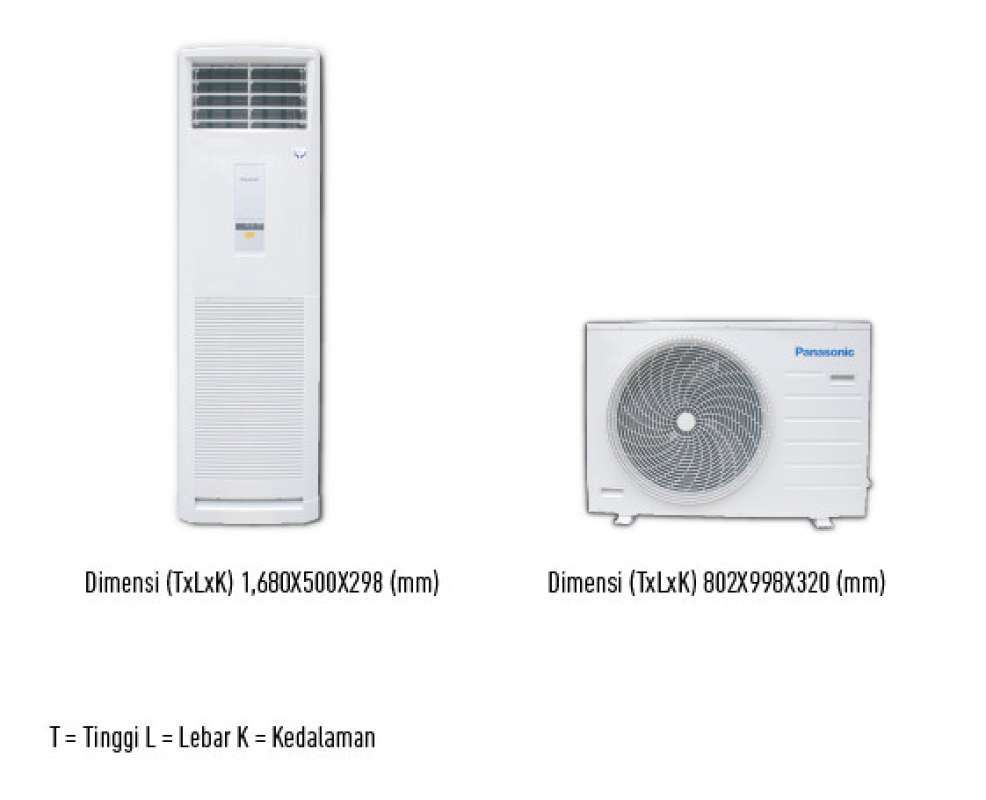 Promo Ac Panasonic Floor Standing 3 Pk Cs-jp28ffp8 Diskon 23% Di Seller ...
