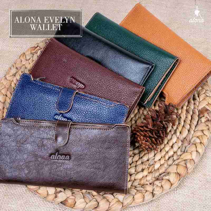 Promo - Evelyn Wallet Dompet Panjang Kulit Asli Premium Wanita Dompet ...