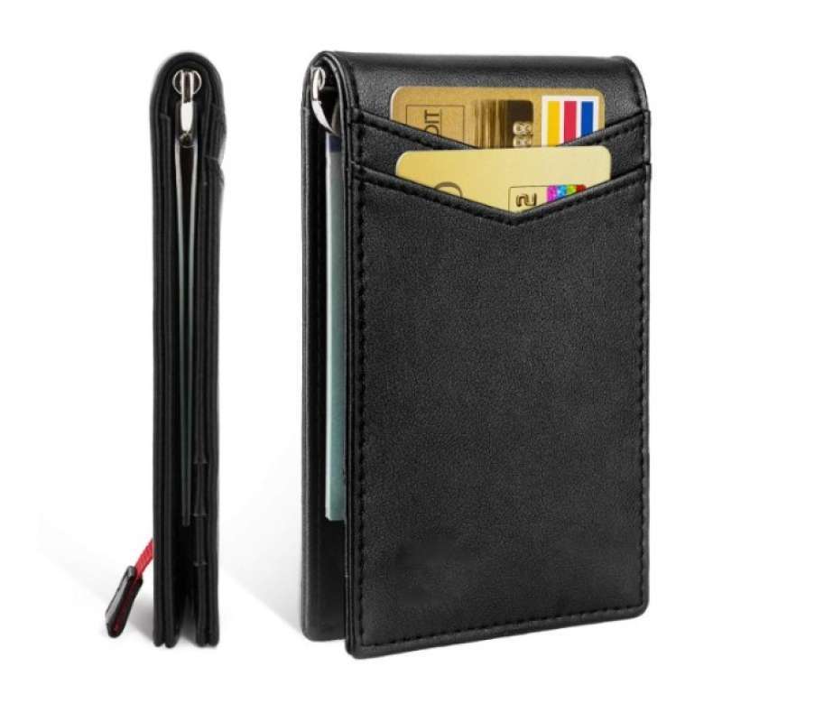 Promo Dompet Pria Keren Spring Money Clip Wallet Pull Tab Card Holder ...