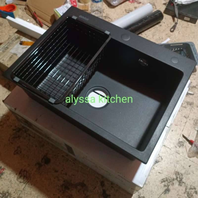 Promo Kitchen Sink Granite Onan 6146 Original / Sink Onan Granite 6146 ...