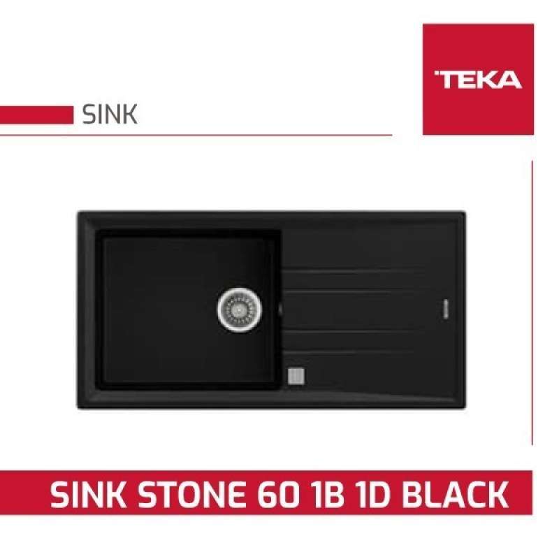 Promo Teka Tegranite Kitchen Sink Stone 601b.1d Black Metalic Madein ...
