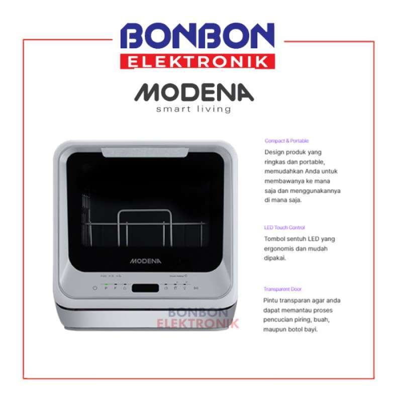 Promo Modena Multipurpose Dishwasher Ws 1020 G / Ws1020g Pencuci Piring ...
