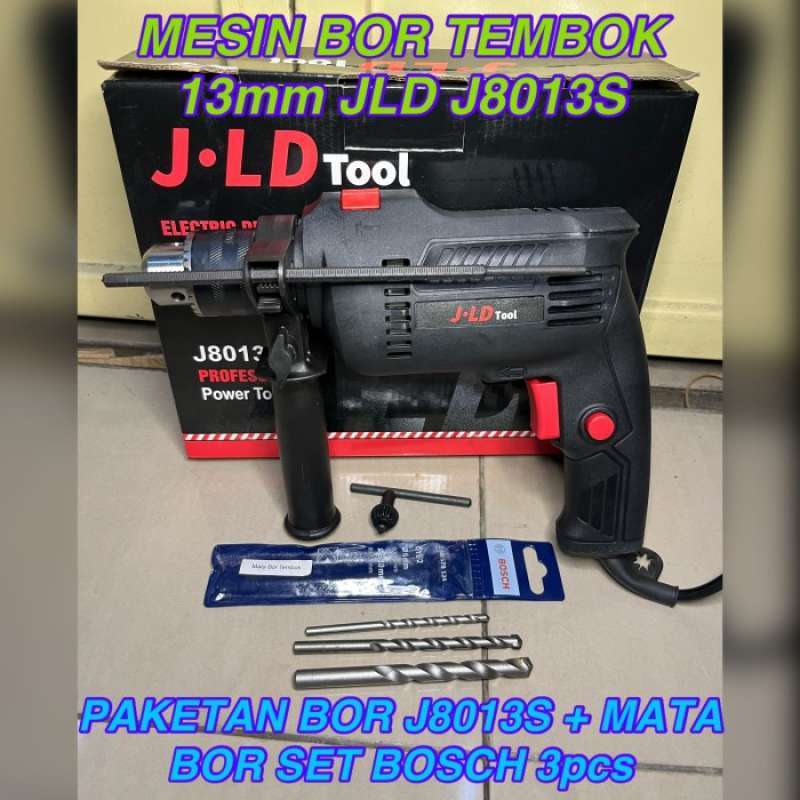 Promo Mesin Bor Tembok Beton Impact Drill 13mm Jld J8013s J-8013-s ...