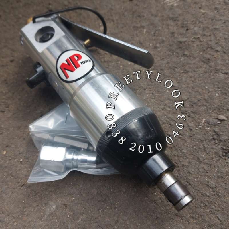 Promo Mesin Bor Obeng Angin Mini 1/4 Inch Air Impact Screw Driver ...