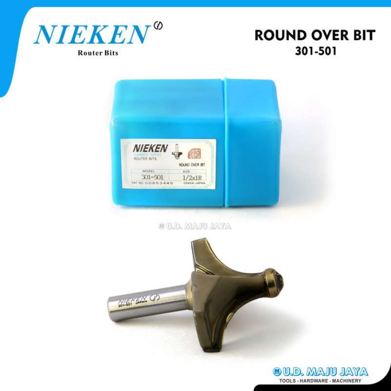 Promo Nieken Router Bits 301-501 (mata Profil Bulat Round Over Bit 63 ...