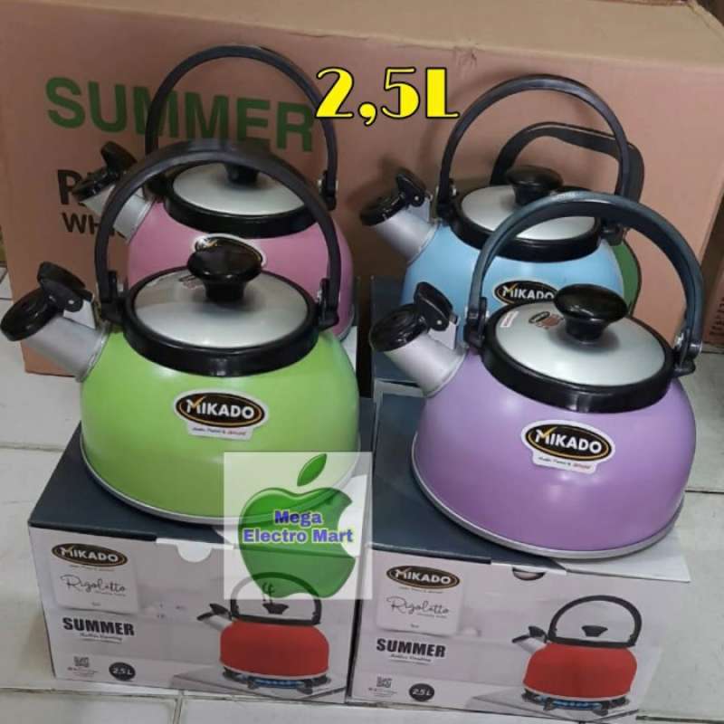 Promo Teko Kompor 2,5l Atau Ceret Bunyi Diskon 23% Di Seller Nishimu Store - Bangka, Kota ...