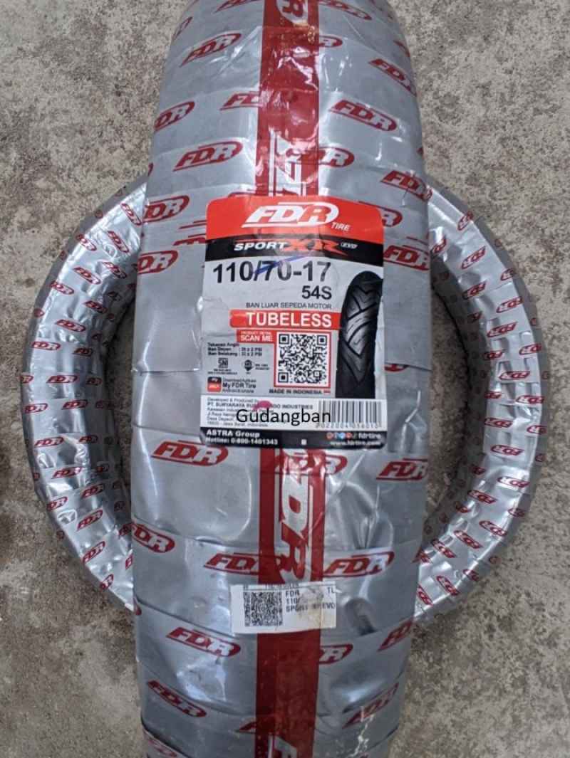 Promo Fdr Sport Xr Evo 110 70 17 Tubeless Ban Motor Cbr Ninja Free ...