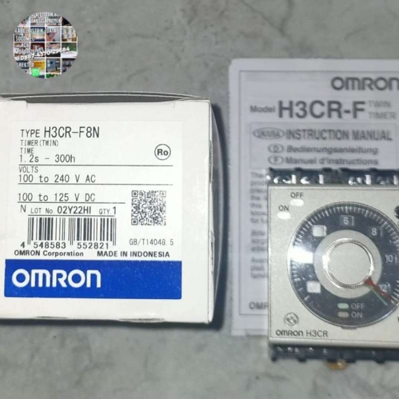 Promo Timer Omron H3cr F8 Timer Omron F8 Original Diskon 23% Di Seller ...