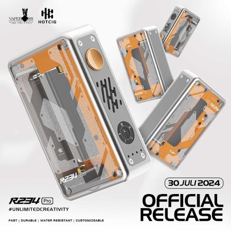 Promo Hotcig R234 Pro Box Mod 100% Authentic By Hotcig X Vape Boss ...