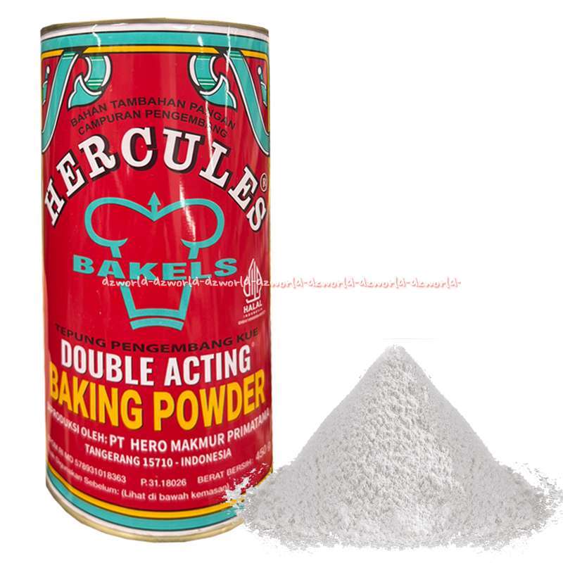 Jual Hercules 450gr Tepung Baking Powder Kemasan Kaleng Di Seller ...