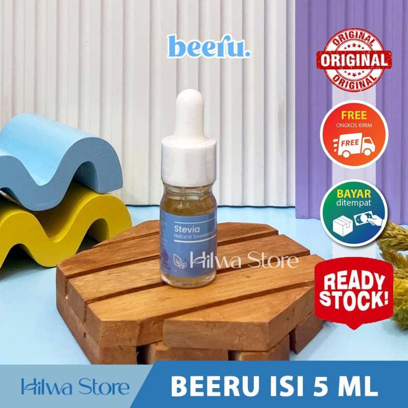 Jual Beeru Stevia Natural Sweetener - Pemanis Alami Pengganti Gula (5ml ...