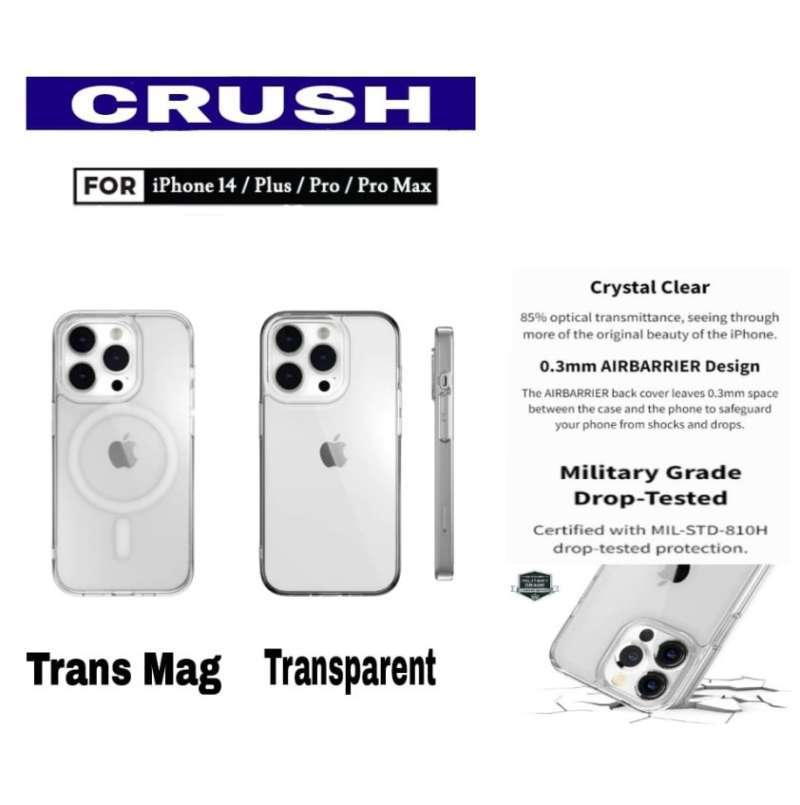 Promo Case iPhone 14 / 14 Pro / 14 Plus Switcheasy Crush Air Barrier MagSafe - 14 Pro ...
