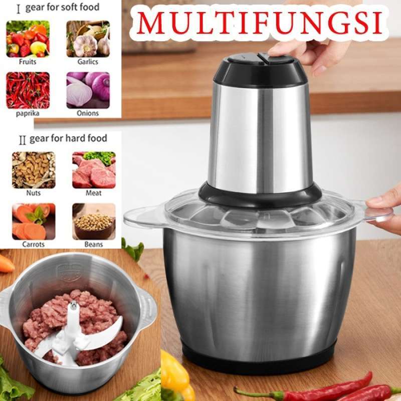 Jual Chopper Penggiling Daging Elektrik Stainless Tahan Karat ...