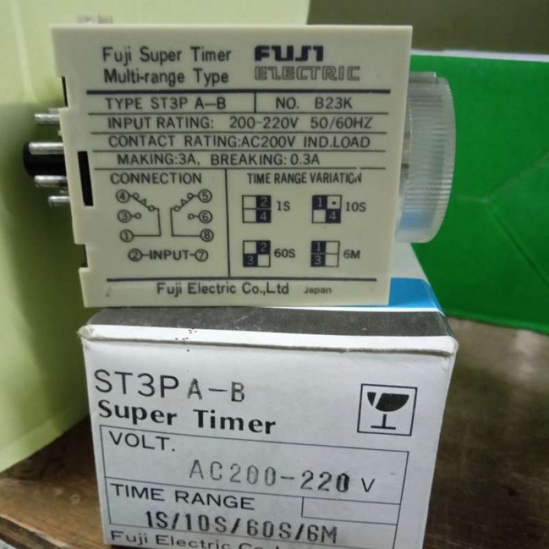 Jual Super Timer Fuji St3pa-b 1s/10s/60s/6m 220vac Di Seller Consume ...