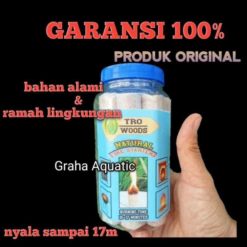 Jual Fire Wood Starter Pemantik Api Kayu Alami - Isi 10pcs Di Seller ...