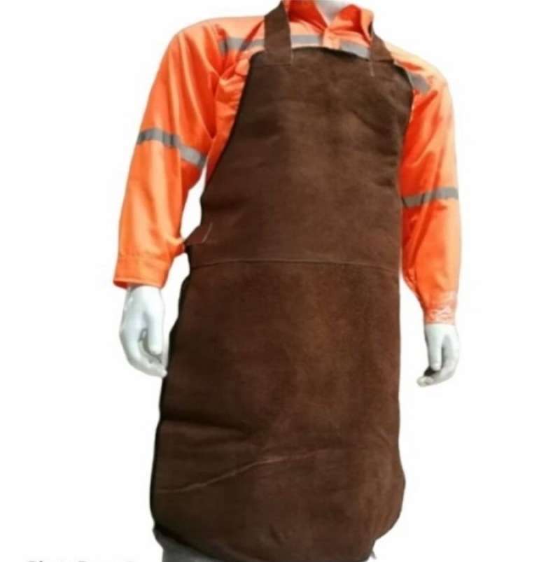 Jual Set Apron Safety Dada Lengan Kulit Untuk Las Set Apron Las Kulit ...