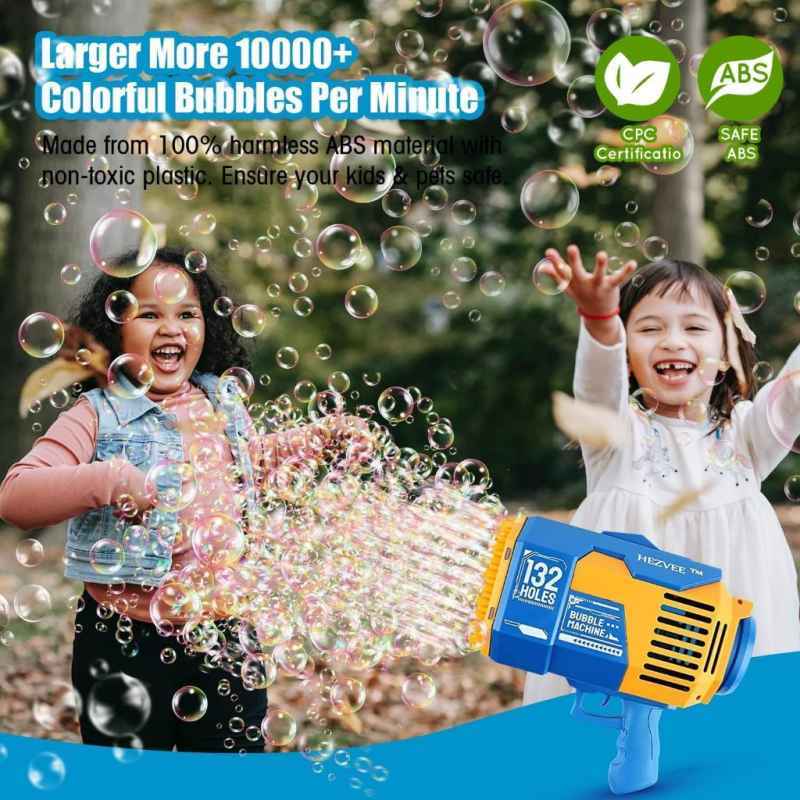 Jual Mainan Bubble Gun Bazooka 132 Hole / Pistol Gelembung Balon Sabun ...