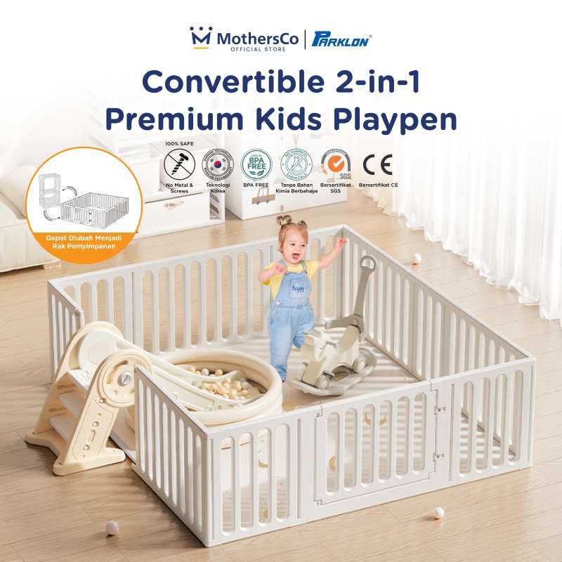 Jual Parklon 2-in-1 Premium Baby Playpen | Pagar Mainan Bayi Dapat ...