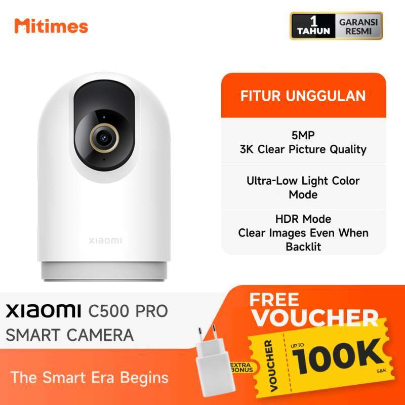 Promo Xiaomi Smart Camera C500 Pro 3k Cctv 360 - Non Bundling Diskon 17 ...