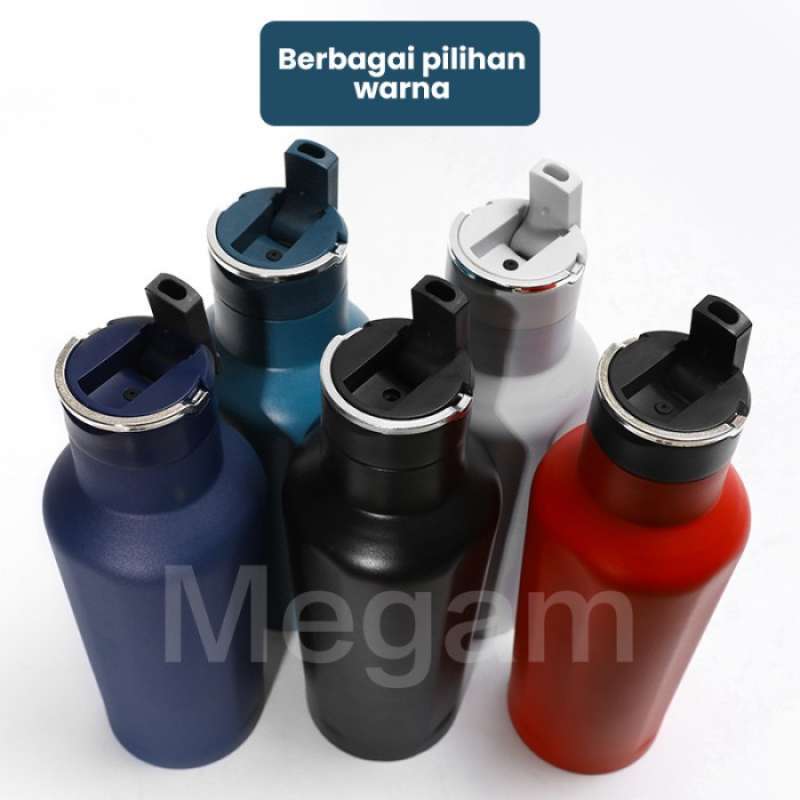 Jual Megam Tumbler Olahraga Thermos Air Panas Botol Minum Stainless ...