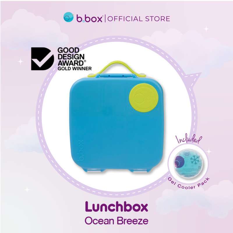 Jual New B.box Lunch Box Kotak Makan Anak Dan Dewasa - Lemon Sherbet Di ...