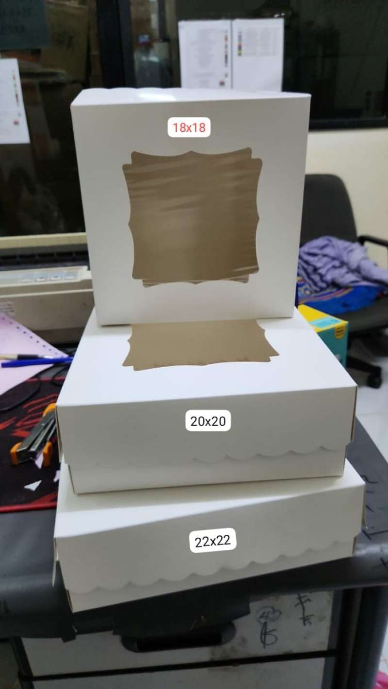 Jual Dus Kaca Putih Ivory Isi 10pc - 20x20x7,5 Di Seller Crown ...