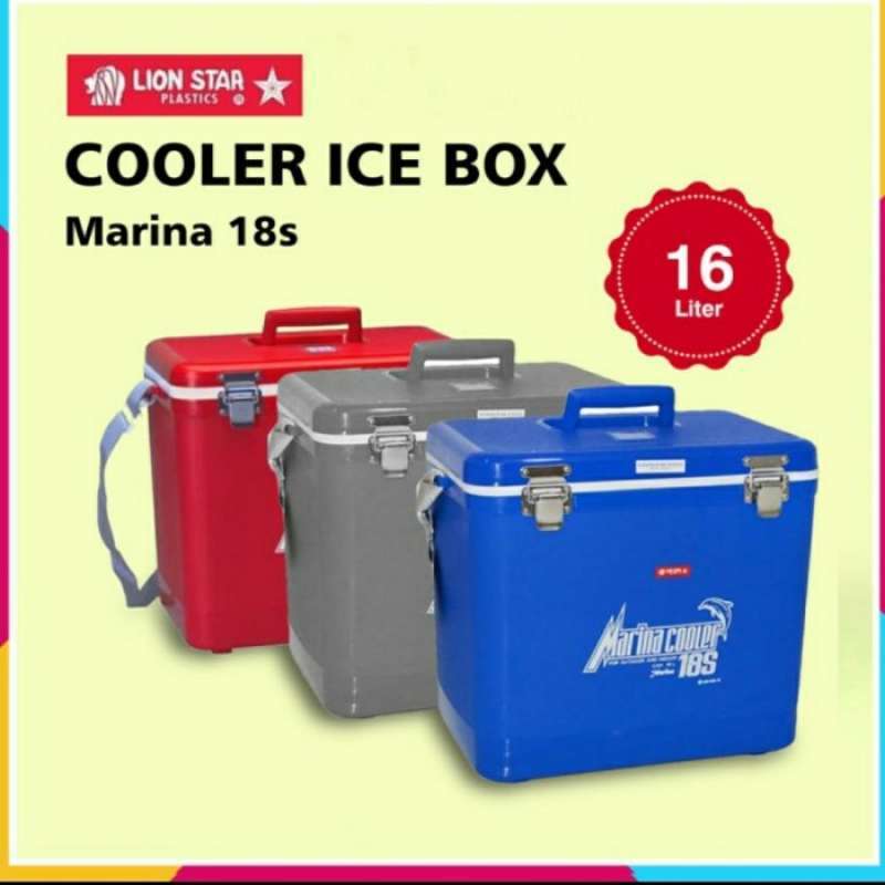 Jual Cooler Box 16 Liter Lion Star 18 S / Cool Box Marina 18s / Tempat ...