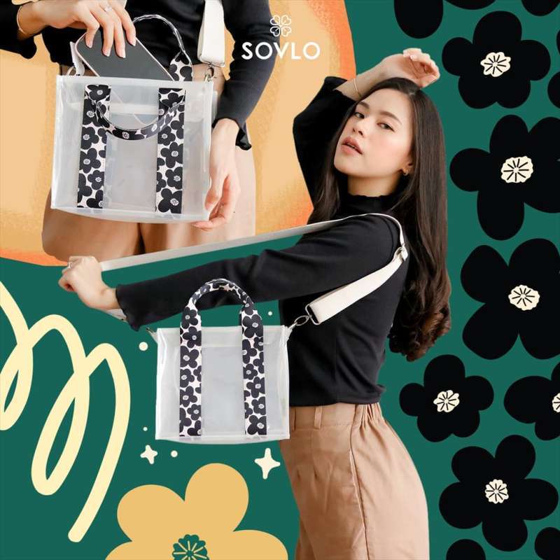 Jual Sovlo Mini Cleo Monochrome - Tas Selempang Wanita/ Tas Sling Bag ...