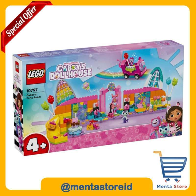 Promo Lego Gabby's Dollhouse 10797 Gabby's Party Room Diskon 21% Di ...