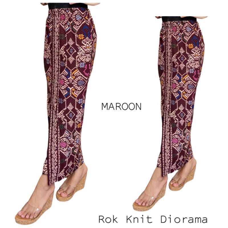 Jual Rok Knit Stretch Diorama Songket Bali Di Seller Mama Shop - Kedung ...