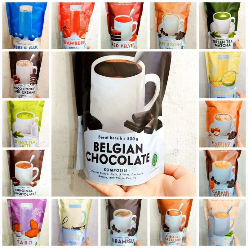 Jual Swan Brand Bubble Gum Strawberry Red Velvet Belgian Chocolate ...